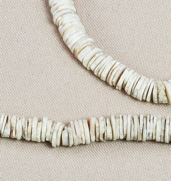 Clam shell beads